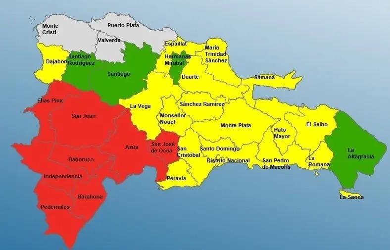 El COE aumenta a 29 el número de provincias en alerta por las lluvias debido a los efectos ...